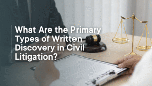 Types of Written Discovery in Civil Litigation Explained
